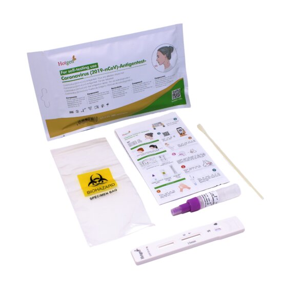 Hotgen Novel Coronavirus Selbsttest SARS-CoV-2 Antigentest Kit 1er Pack ...